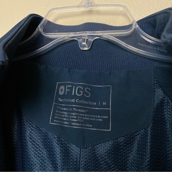 Figs | Jackets & Coats | Figs Sydney Scrub Jacket Size M Dark Harbor ...